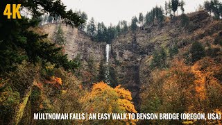 Multnomah Falls | An easy walk to Benson Bridge (Oregon, USA)