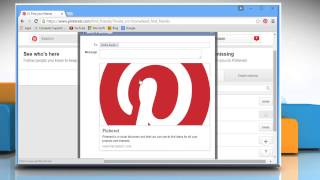 How to find friends from Facebook® or Twitter® on Pinterest™ :Tutorial