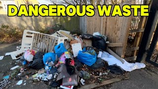We found DEADLY WASTE!!  FREE fly-tipping Clearance