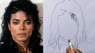 How to Draw Michael Jackson / Michael Jackson Easy Drawing