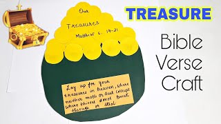 OUR TREASURE IN HEAVEN CRAFT #preschoolerscraft @sundayschoolkidscrafts8655