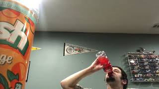 Powerade fruit punch chug
