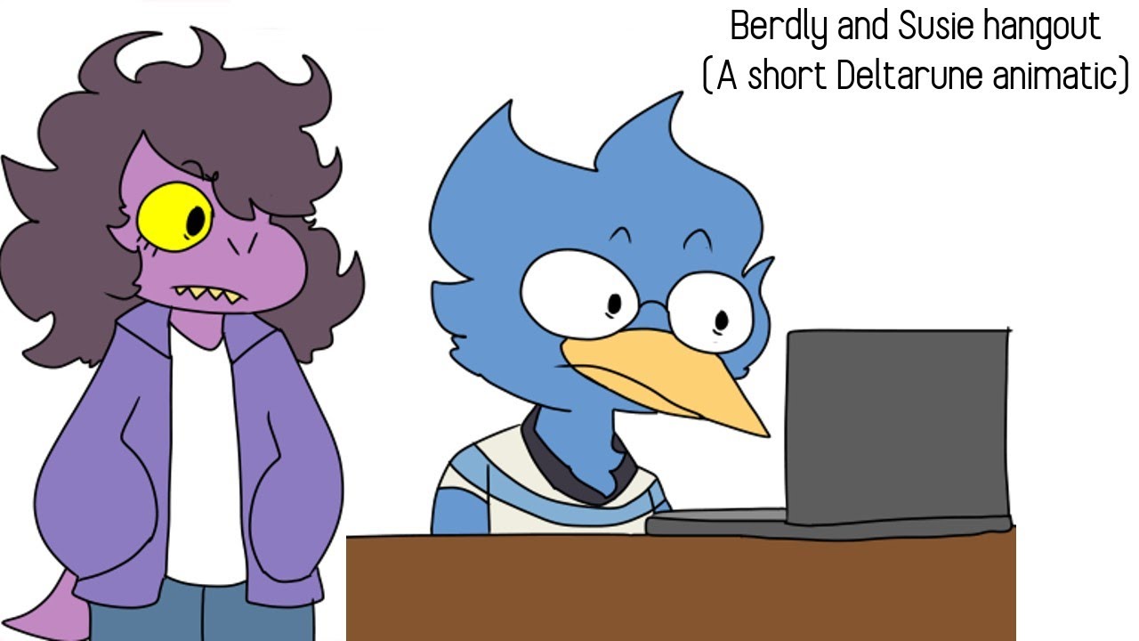 Susie And Berdly Hangout A Short Deltarune Animatic Youtube