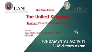 Presentación de PowerPoint   Mid term exam