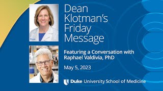 Dean Klotman and Dr. Valdivia Discuss Name Change to Department of Integrative Immunobiology