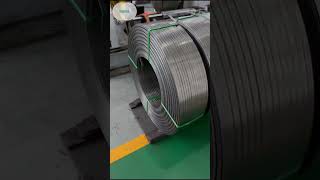 Automated Production Process of Flat Steel Wire - Howire #flatwire #steelwire #shapedwire