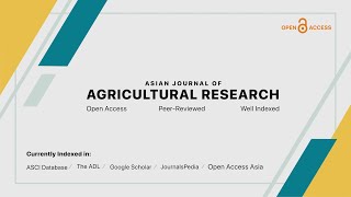 Asian Journal of Agricultural Research