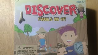 GEOCENTRAL: Discover Fossil Dig Kit — Excavation & Review