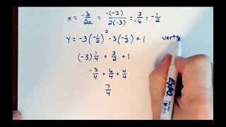 Graphing a Quadratic in MyMathLab