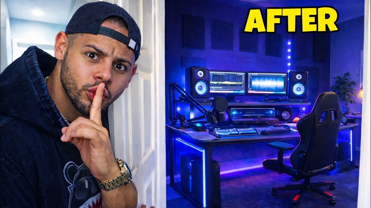 I Transformed My Room Into A Recording Studio Youtube