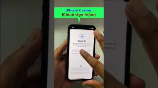 24. How to “Sign-in/sign-out” from iCloud of an iPhone X/XR/XS/XS-max #iphone #smartphone