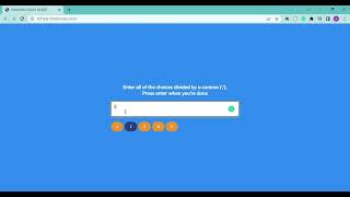 RANDOM CHOICE PICKER || HTML || CSS || JavaScript || Project
