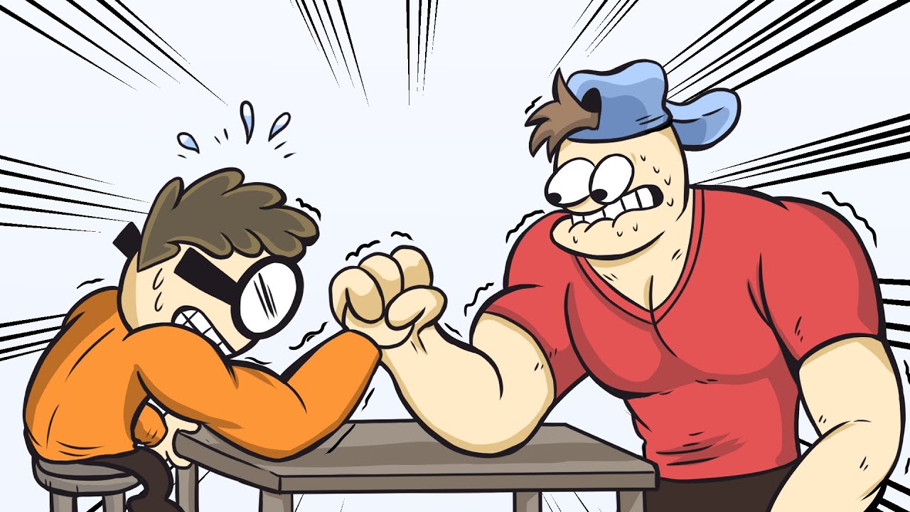 Nerd Won Jock In Armwrestling Nerd And Jock Comic Dub Youtube