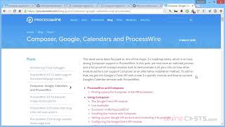 WordPress vs. ProcessWire - Composer