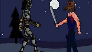 Predator VS HeadHorse HD DC2 animation