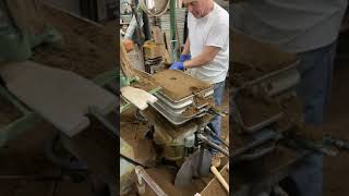 Making a green sand mold with cores