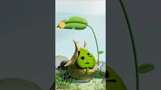 Using the toon shader to render our wide korok with Arnold for Maya#3d #3dmodeling