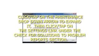 How to Change Problem Reporting Settings in Windows 7 and Windows 8
