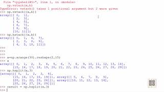 numpy tutorial   slicingstacking arrays, indexing with boolean arrays   YouTube