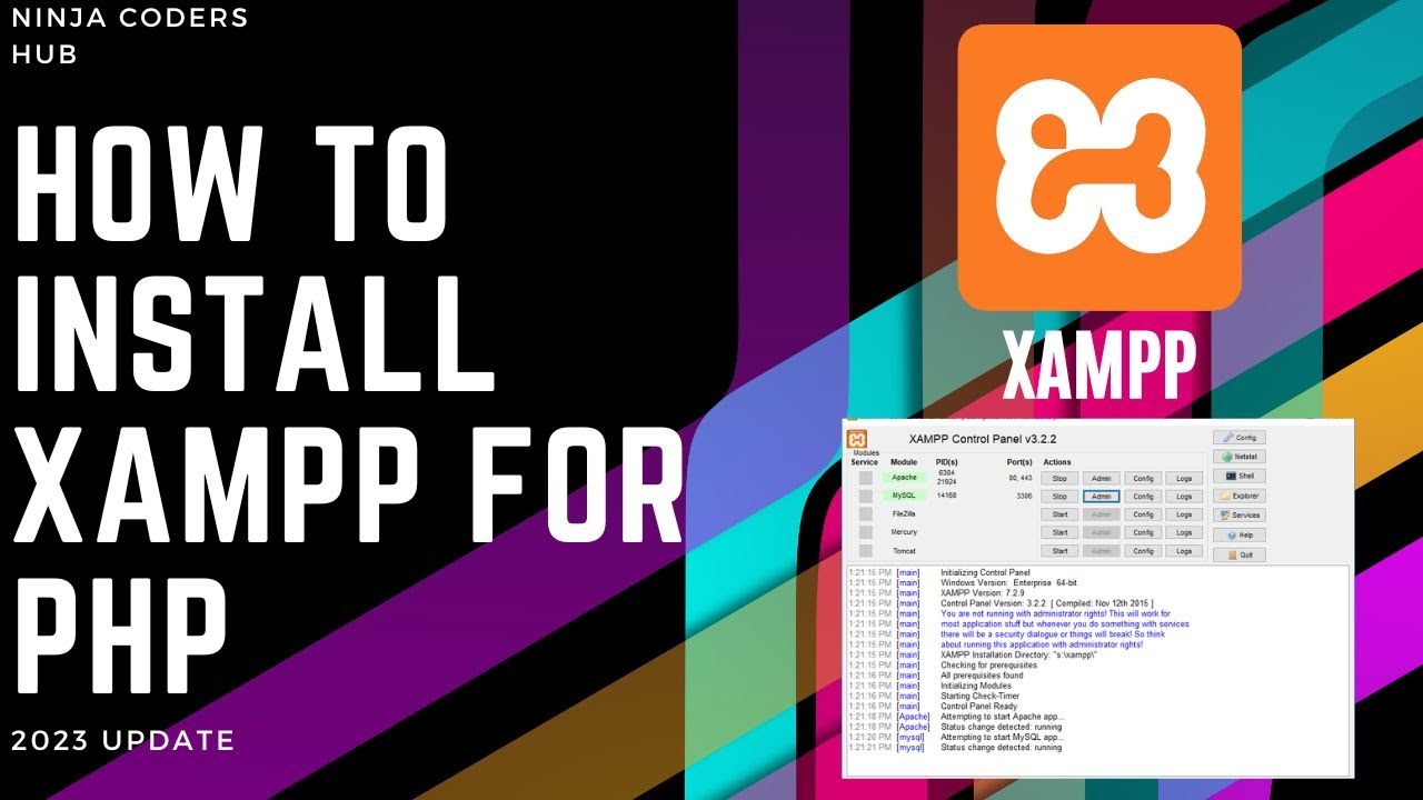 How To Install Xampp For Php On Windows 11 Run Php Program Complete
