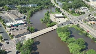 Cannon River flooding, Northfield 6-23-24