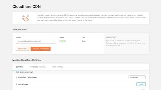 SiteGround WordPress Free CDN Setup with Cloudflare