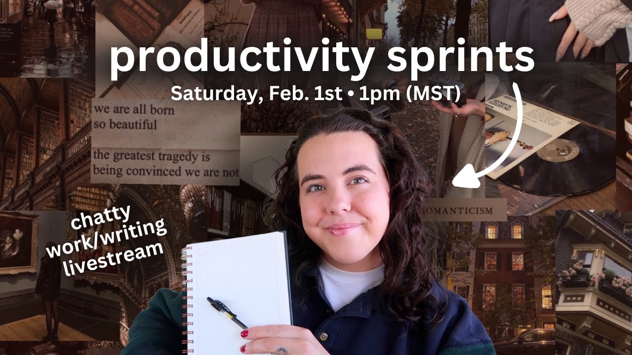 Be Productive With Me Writing Sprints Productivity Sprints Chatty