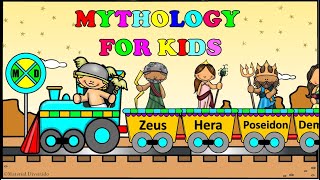 GREEK MYTHOLOGY FOR KIDS - PPTX Interactive (Fun Mythological Material) 
