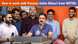 How to work with Passion -  Salim Ghauri from NETSOL at Enablers College of Technology