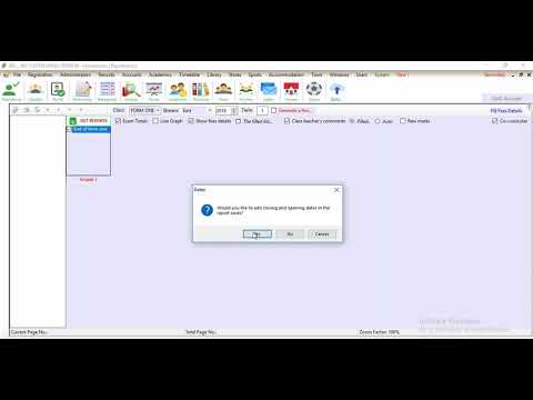 Jbs Report Cards Generation School Management System Youtube