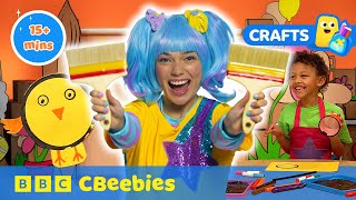 Crafts with Sketch 🎨⭐ | Fun Crafts for Toddlers | Playtime Towers | 15+ Mins Compilation | CBeebies