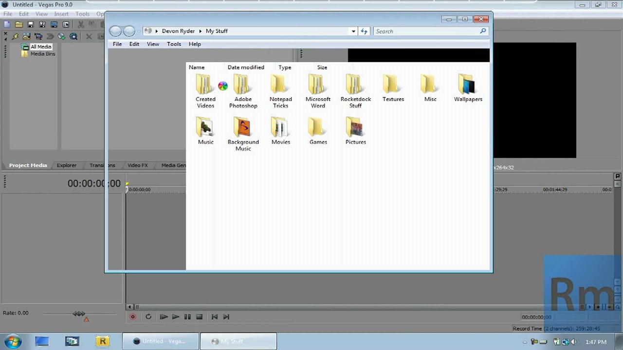 Sony Vegas Set A Default Audio Editor Youtube