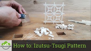 How to Kumiko: Izutsu-Tsugi Pattern | Japanese Woodworking skills | Bau-Woodworks