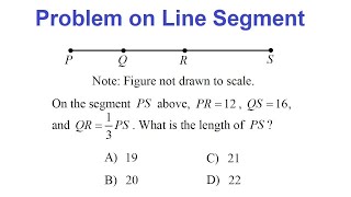 Problem on Line Segment