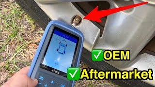 XTool TP150 programming OEM & aftermarket TPMS sensors