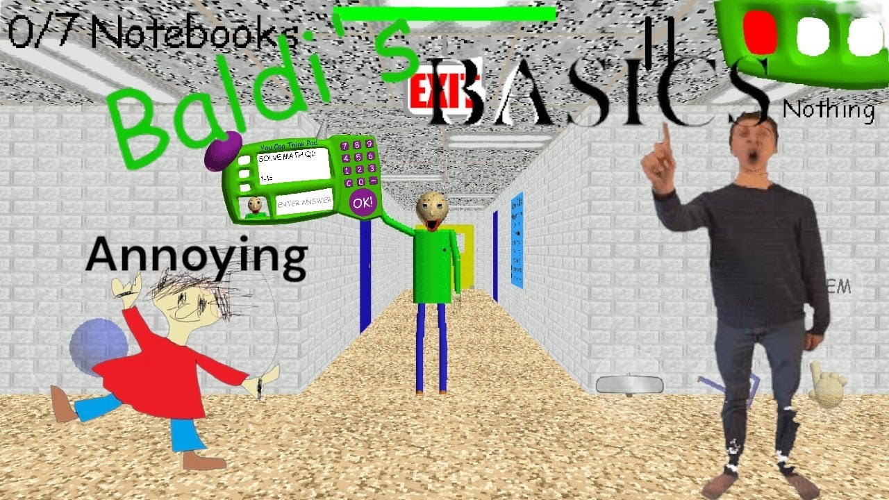 Trying To Beat Baldi S Basics Youtube