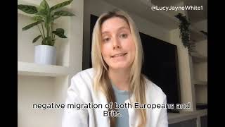 Lucy White, What does 'net migration' actually mean in Great Britain?🇬🇧