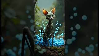 Stick Insect + Cat #ai #aivideo #aivideogenerator