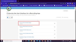 Create a Tab for the Review Object | Customize the User Interface for a Recruiting App | Salesforce