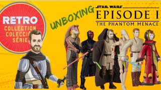 Star Wars Retro Collection The Phantom Menace 6-pack box set Unboxing & Review