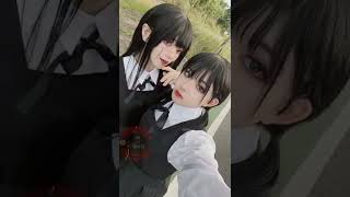Asa Mitaka with Yoru War Devil 👹 Chainsaw Man Cosplay #shorts