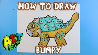 How to Draw BUMPY from CAMP CRETACEOUS!!!