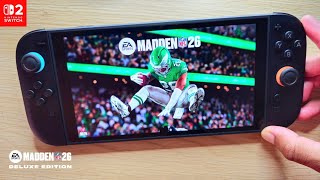 EA Sports Madden NFL 26 Nintendo Switch 2 Gameplay 