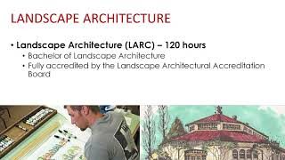 College Departments: Landscape Architecture