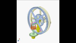 Planetary spur and face gear drive 1480p | Mechanisms |Mechanical Engineering | Design Concepts |