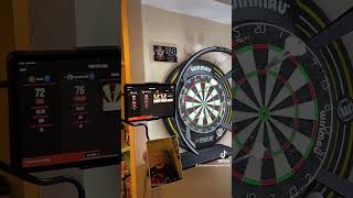 This is what happens when you done calibrate your Omni 🎯🫣 #darts #shortsfeeds #dartslive #omni