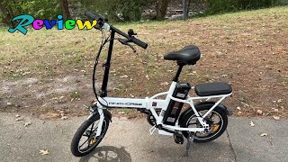 WINDHORSE Electric Bike Review | Love This Electric Bike!!! You Can Fold It Up and Put & Go!