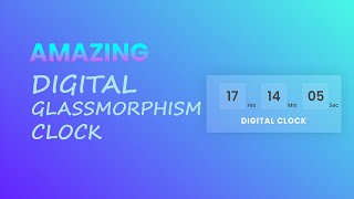 Digital Clock Using Html , Css and JavaScript #shorts #html #css #js