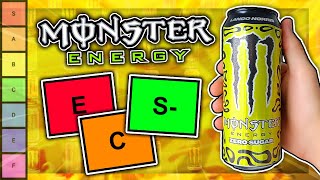The ULTIMATE Monster Energy Tier List 2025!