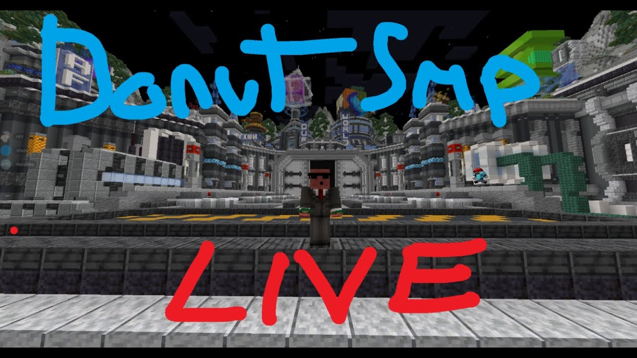 Donut Smp Building Massive Bamboo Farm Youtube